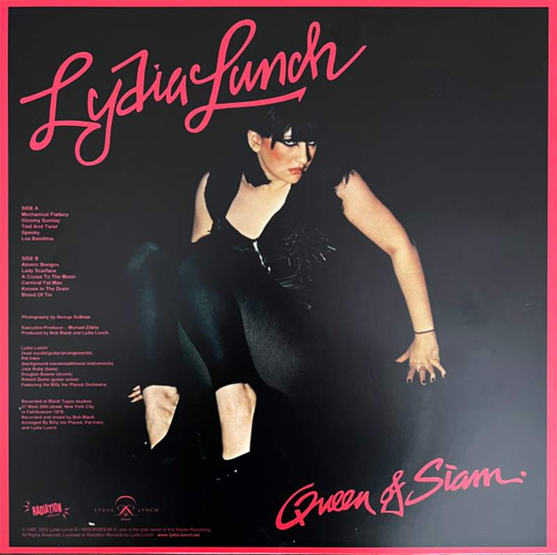 From The Archives -Lydia Lunch: Queen Of Siam- Discography